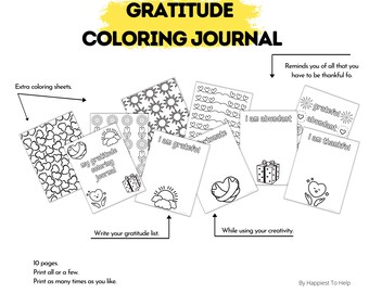 Coloring Journal | Etsy