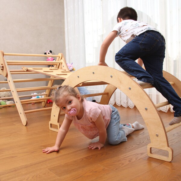 Wooden Climbing Arch Montessori Pillow - Etsy