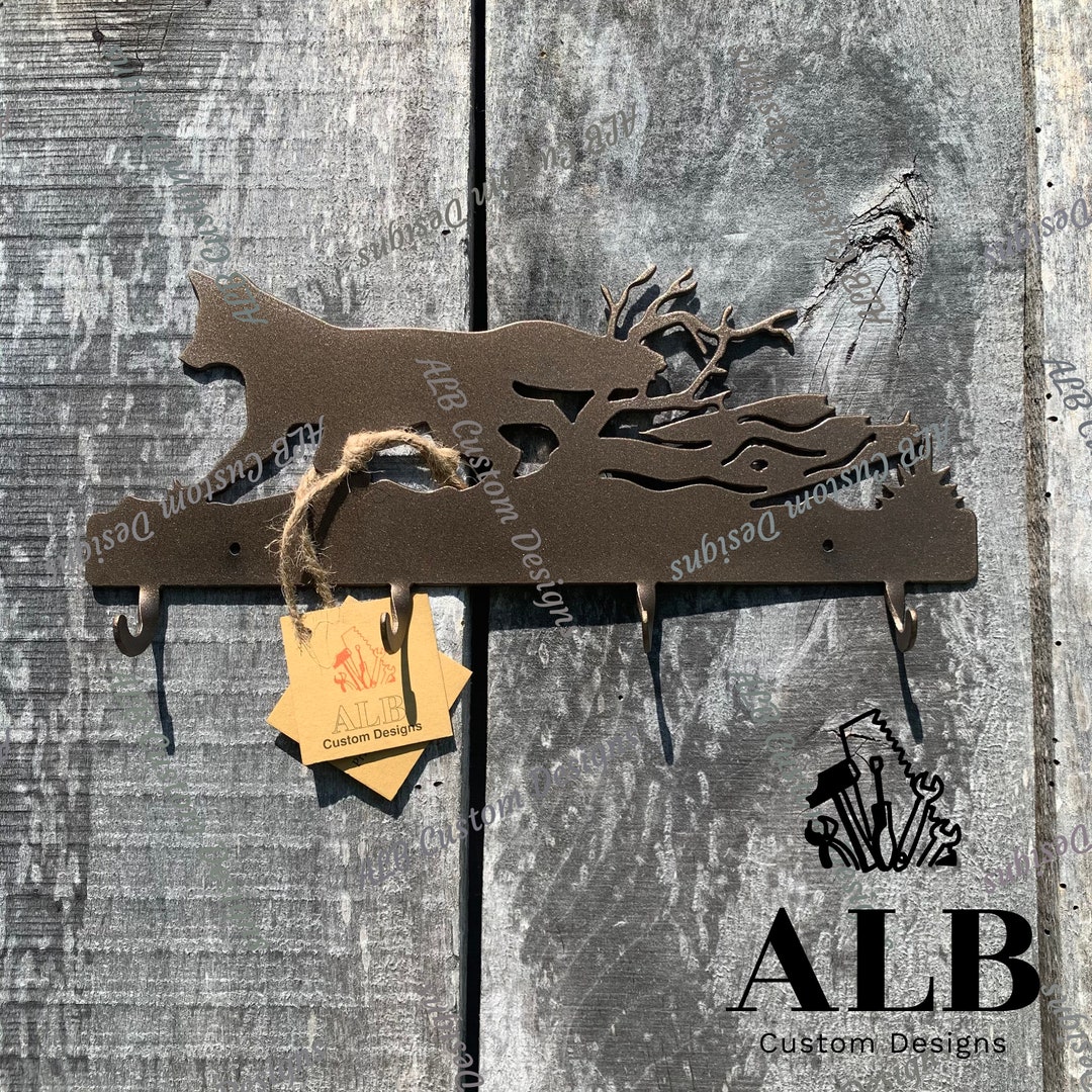 Fox Key Holder for Wall, Animal Key Rack, Key Hanger, Modern Key Hook ...