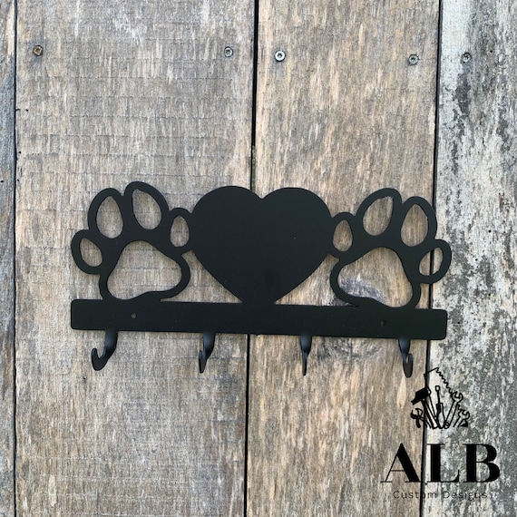 Dog Paw Leash Holder Paw Print Leash Hook Dog Leash Holder - Etsy