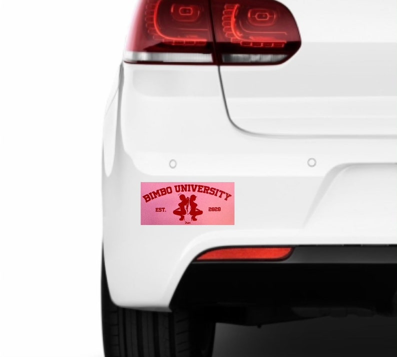 Bimbo University Bumper Sticker - Etsy Australia