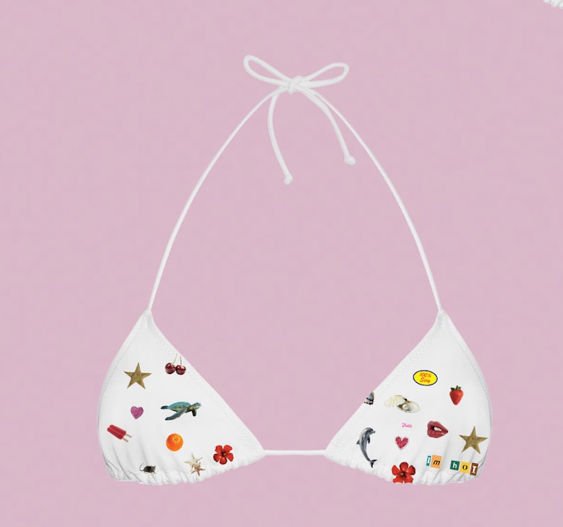 Tramp Stamp Bikini Top - Etsy