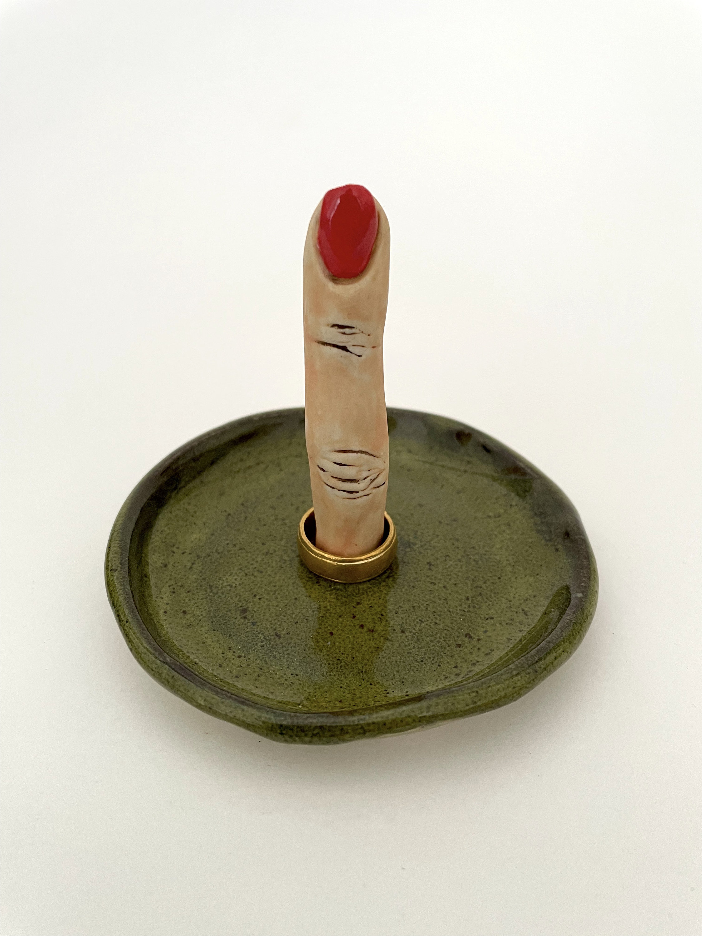 Ring Finger Dish - Etsy