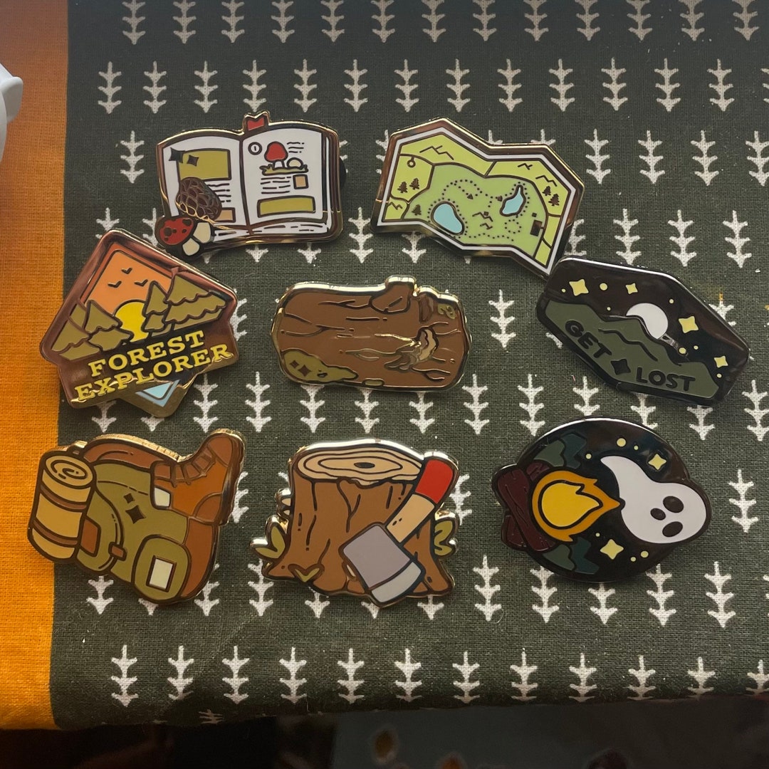 Forest Explorer Enamel Pin Series - Etsy