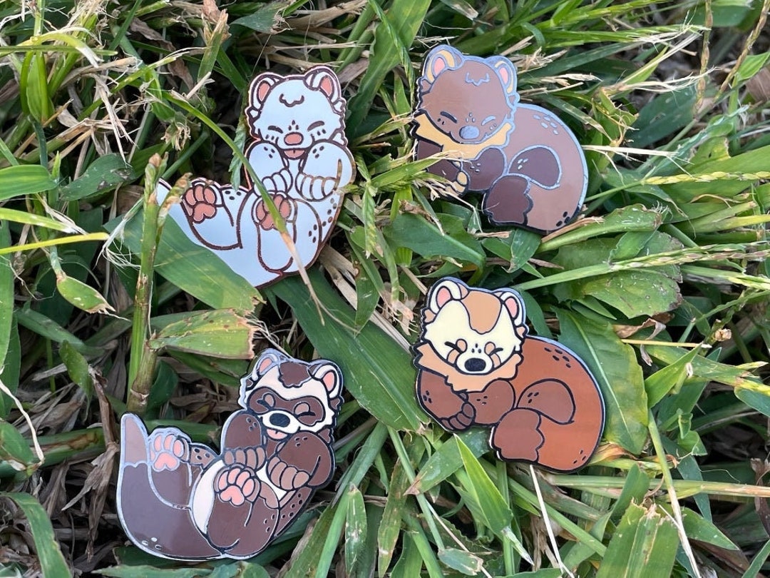 Ferret Enamel Pins - Etsy