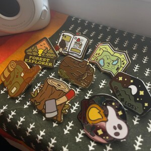 Forest Explorer Enamel Pin Series - Etsy
