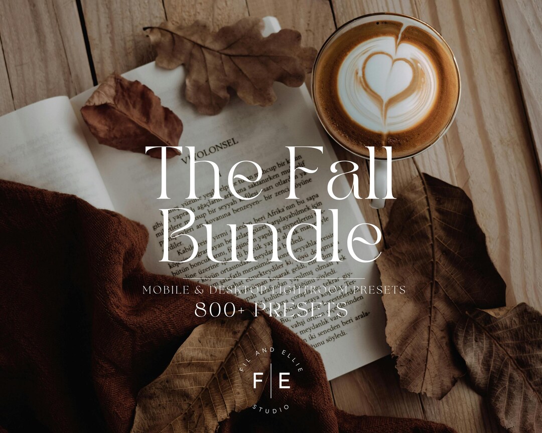 800+ FALL PRESET BUNDLE, Moody Autumn Lightroom Presets, Mobile ...