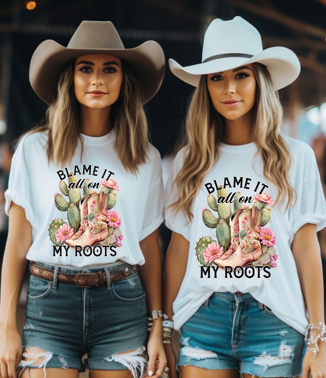 Blame It All on My Roots Shirt,vintage Band Tee, Desert Shirt, Country ...