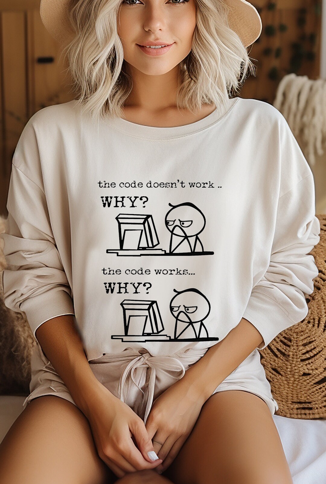 The Code Doesn't Work Why T-shirts, Computer Greek Gifts,computer Engineering Shirt, Coding ...