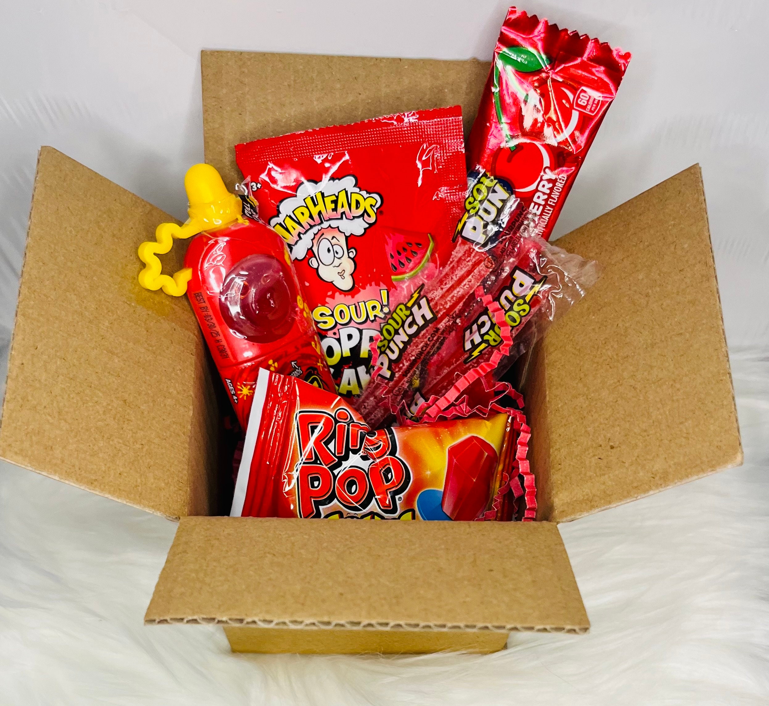 Mini Red Candy Surprise Gift Box Featuring Popular Tik Tok Candies - Etsy