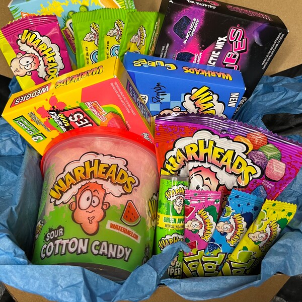 Sour Candy Box Etsy