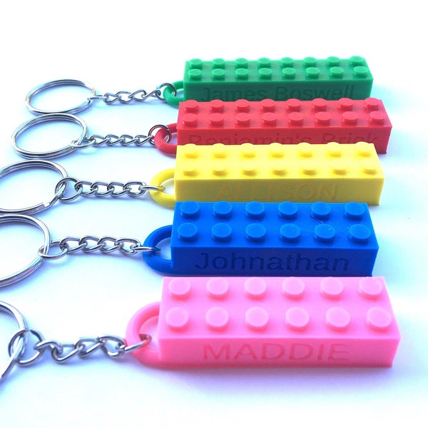 Custom Legos Keychain - Etsy