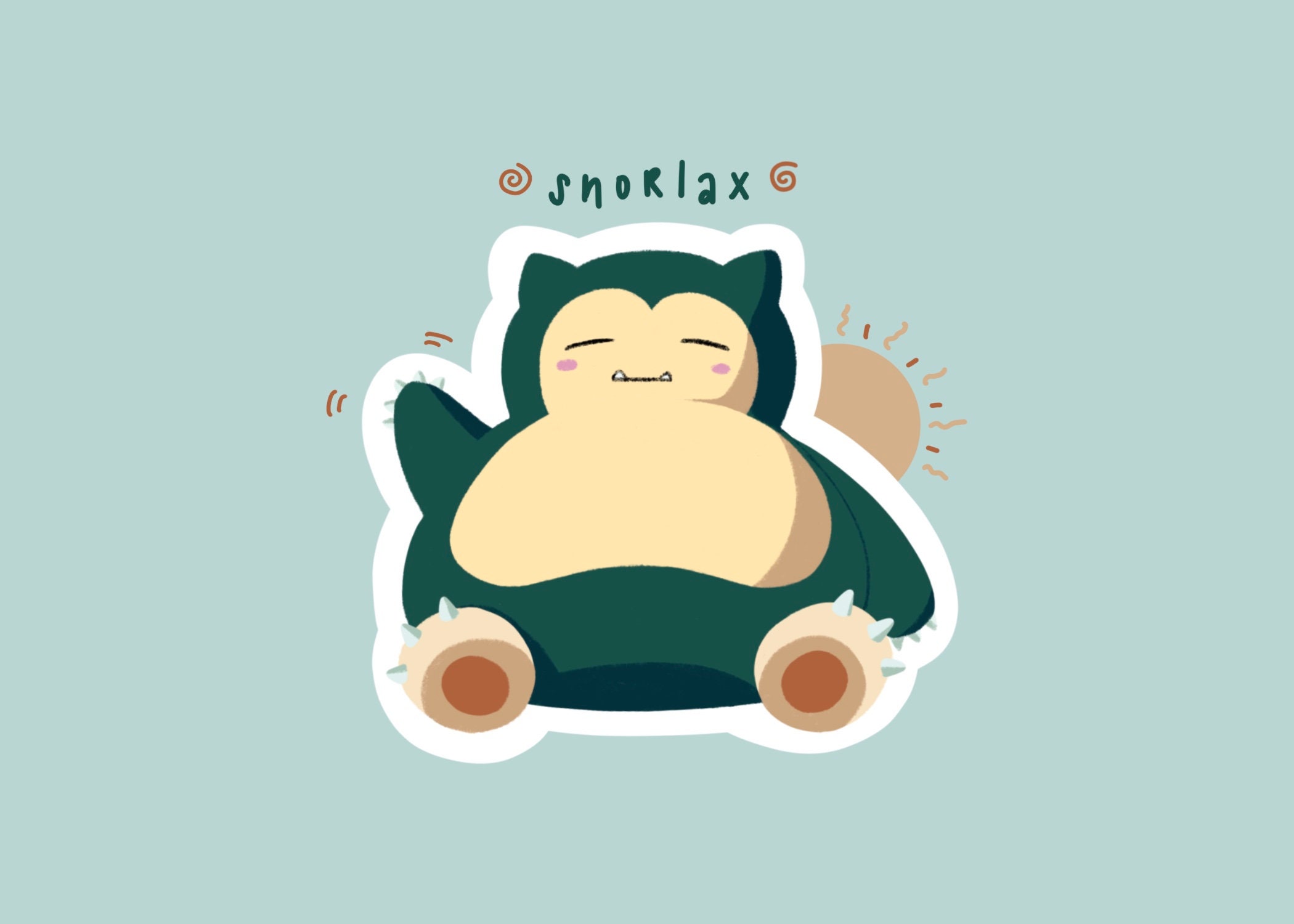 How To Draw Cute Snorlax Chibi Kawaii From Pokemon In
