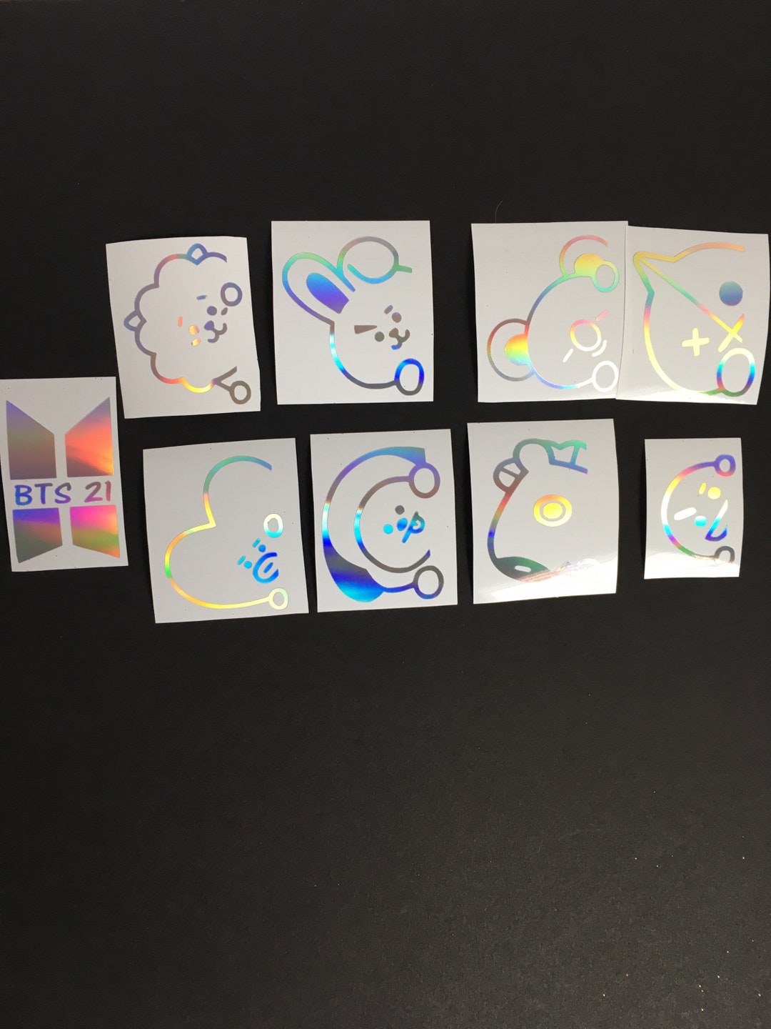 BT21 Decals Set 2 / 3 Vinyl Stickers / Car Sticker / Bt21 Pack Stickers ...