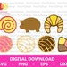 Mexican Sweet Bread SVG Bundle for DIY Projects - Etsy
