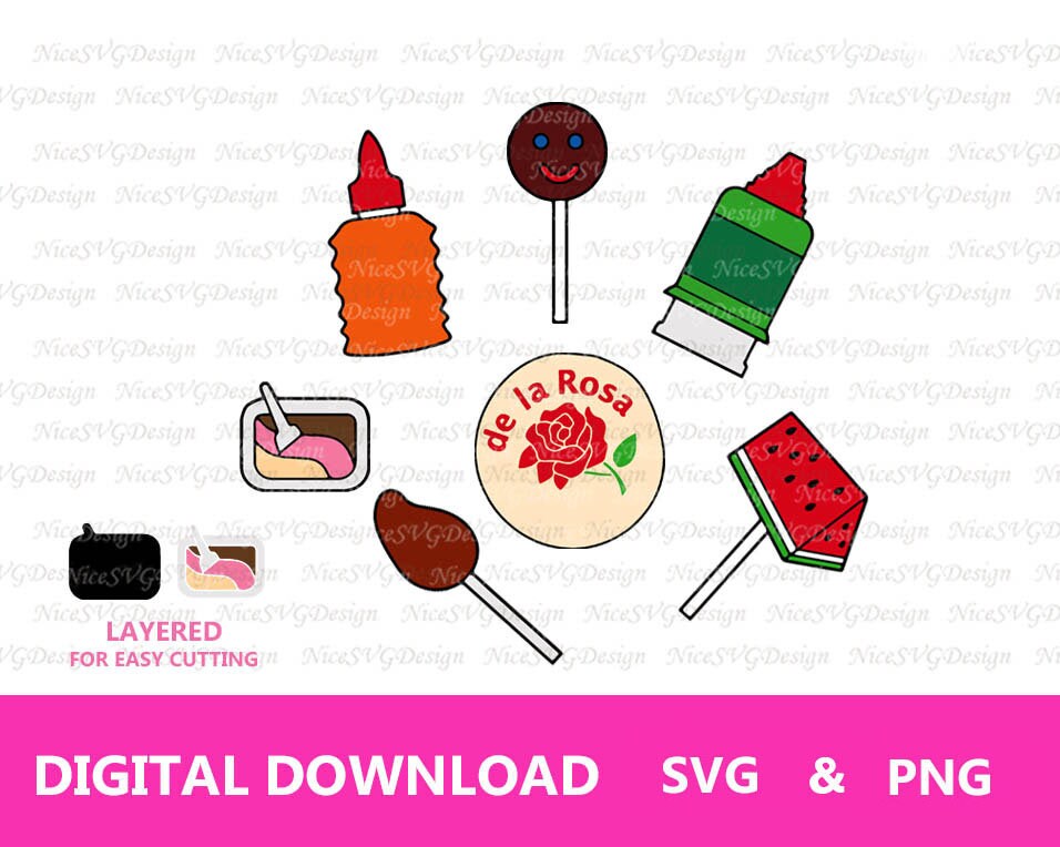 Mexican Candy Svg Bundle Png Clipart Cricut Cut Files - Etsy Australia
