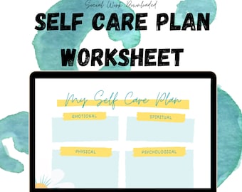 Mood Tracker Wellness Tracker Self Care Worksheet Printable - Etsy