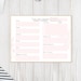 Social Work Internship Weekly Planner Printable | Field Placement ...