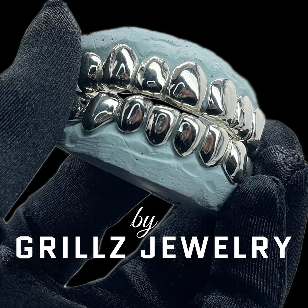 Custom Grillz Classic With Free Perm Cuts, Grillz White Color or Yellow ...