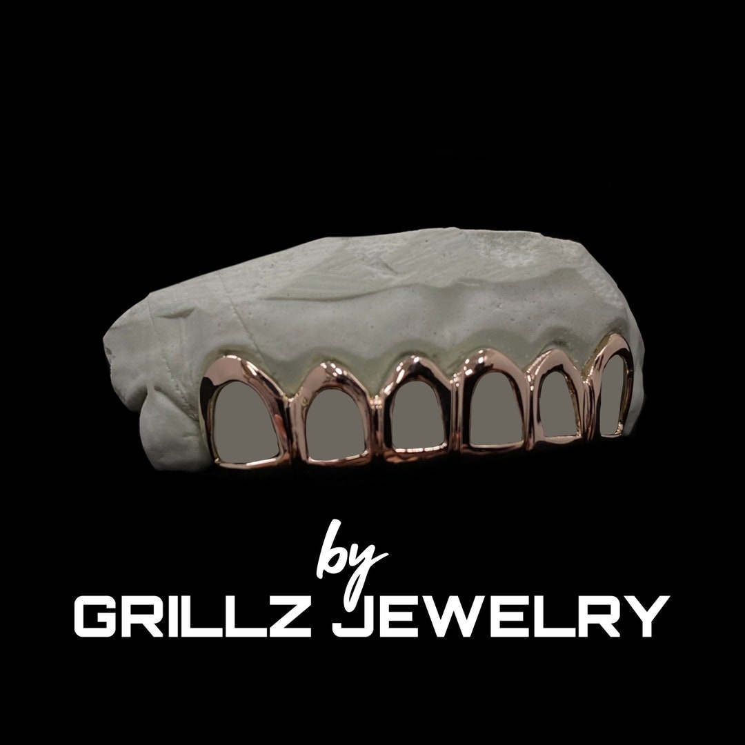 Custom Open Face Grillz Near Here, Most Chosen Grillz 925 Silver Real ...
