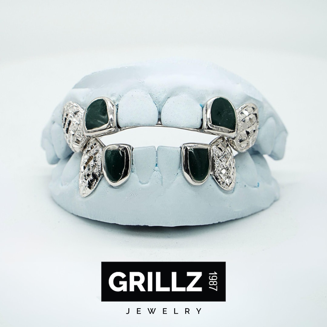Hip Hop Grillz, Iced Out, Mold Kit Included, Bling Grillz, Dental ...