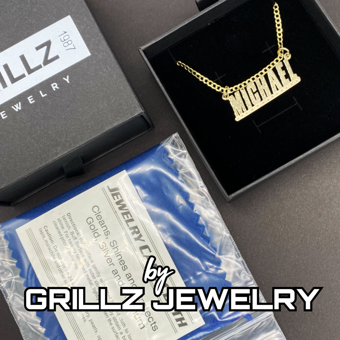 10K Gold Personalized Name Necklace Fully Handmade Dainty | Etsy