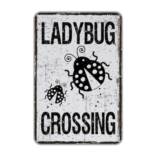 Ladybug Crossing Sign - Etsy