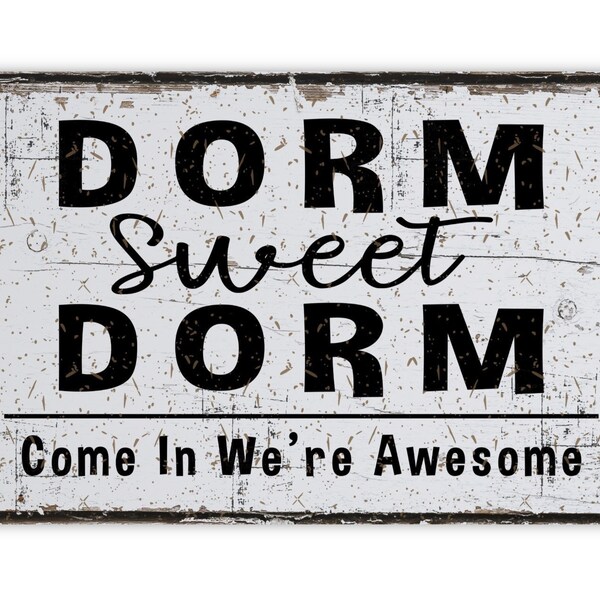 Dorm Sweet Dorm Sign - Etsy