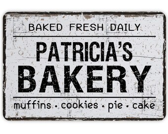 Metal Baked Goods Sign - Etsy
