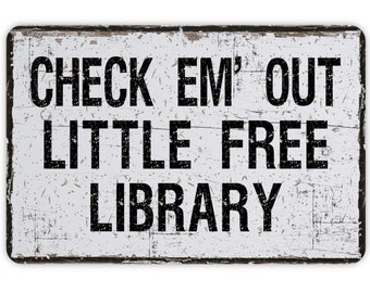 Personalized Little Library Sign - Etsy