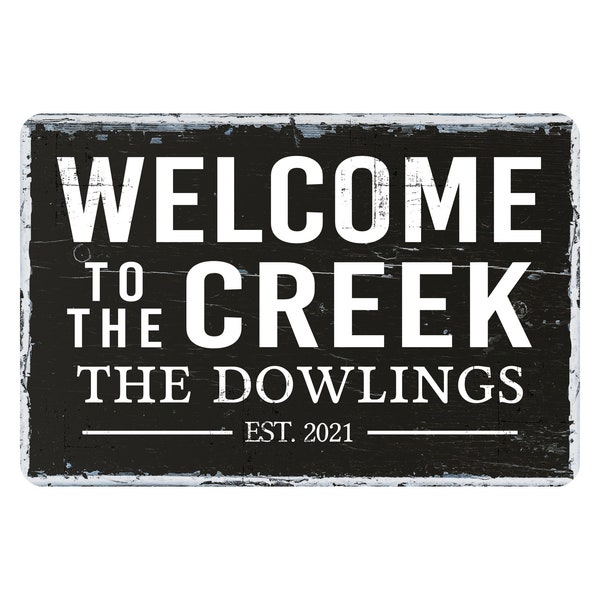 Creek Sign - Etsy