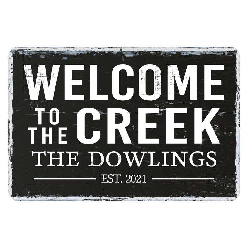 Creek Sign - Etsy