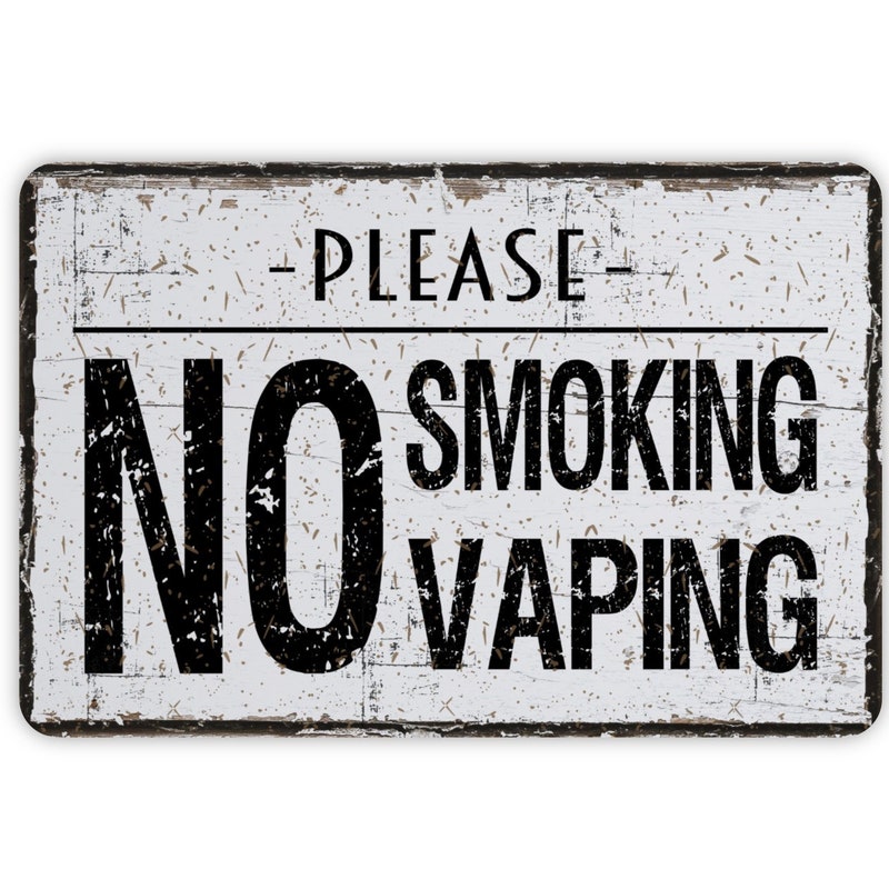 No Smoking Sign - Etsy