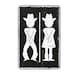 Funny Cowboy Cowgirl Bathroom Sign, Custom Contemporary Modern ...