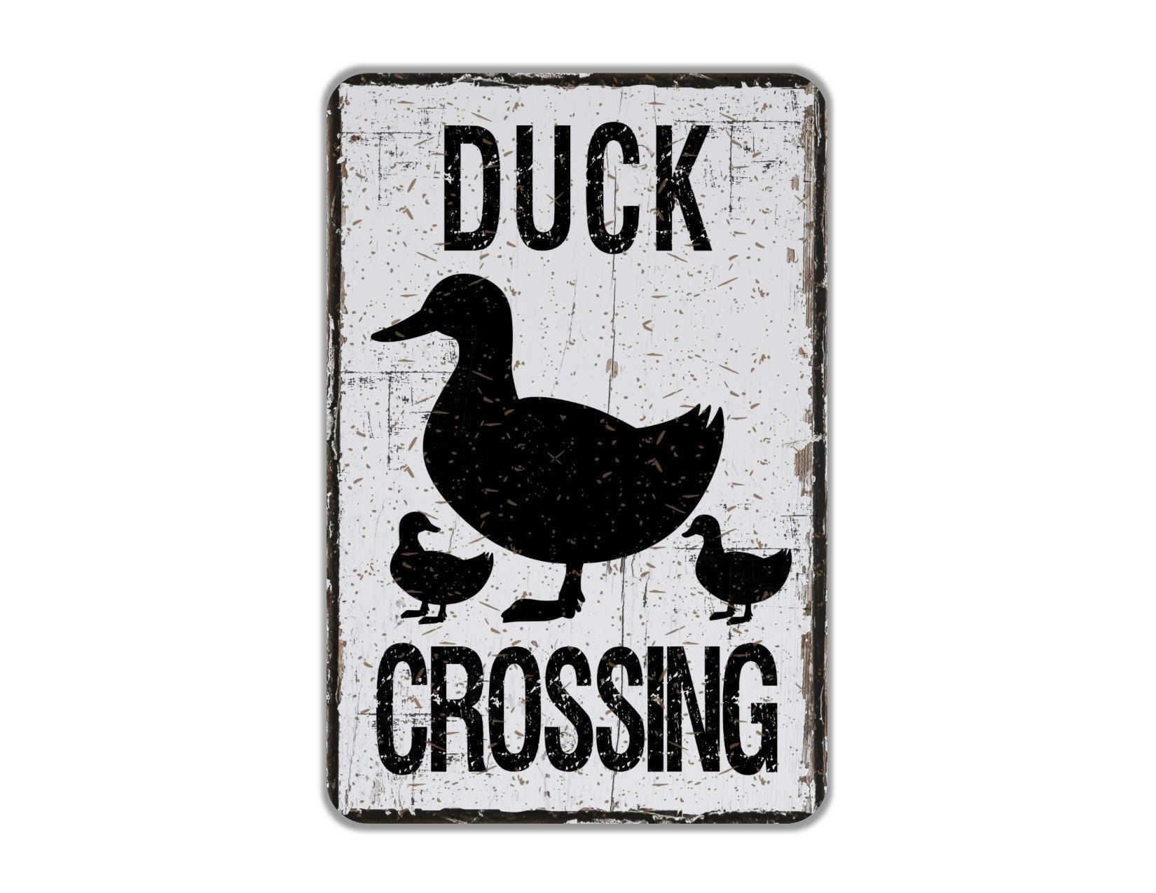 Duck Crossing Sign Clip Art