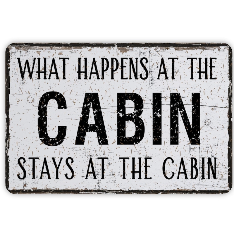 Rustic Cabin Signs - Etsy
