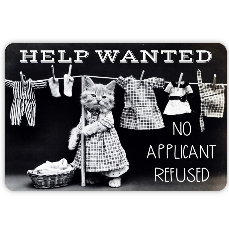 Help Wanted Sign - Etsy