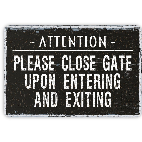 Modern Metal Gate - Etsy