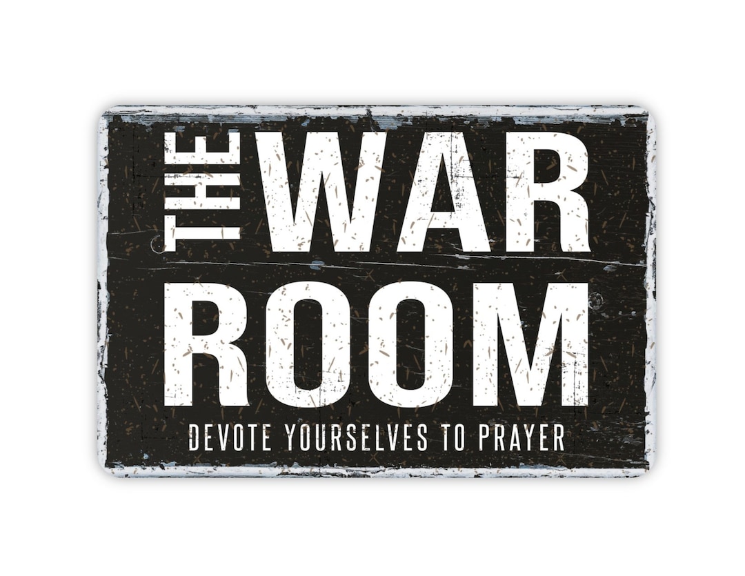 War Room Metal Sign - Custom Modern Rustic Farmhouse Style Decor, 12"x8 ...