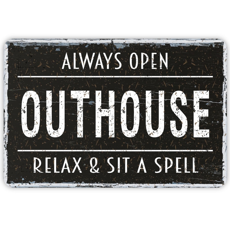 Outhouse Signs - Etsy