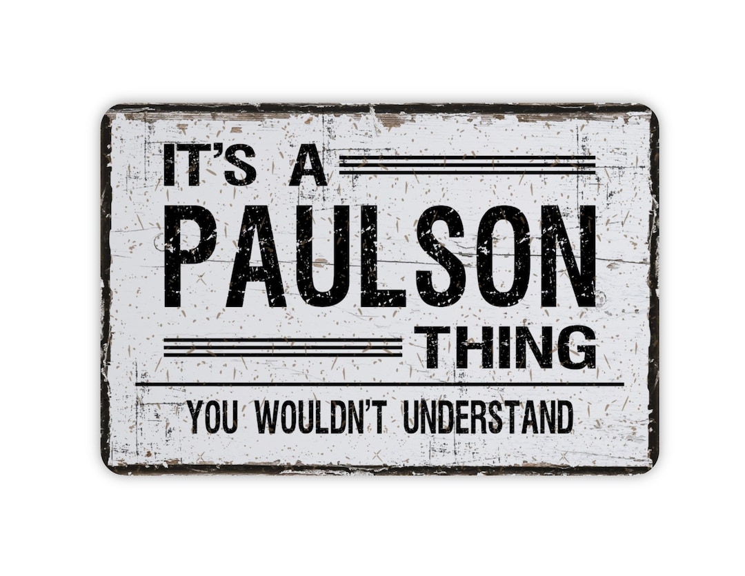 It's A Thing You Wouldn't Understand Sign - Personalized Custom Word ...