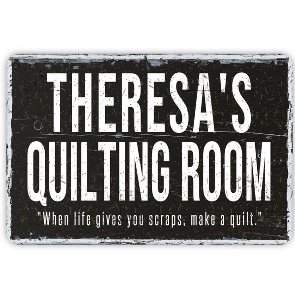 Quilt Room Sign - Etsy