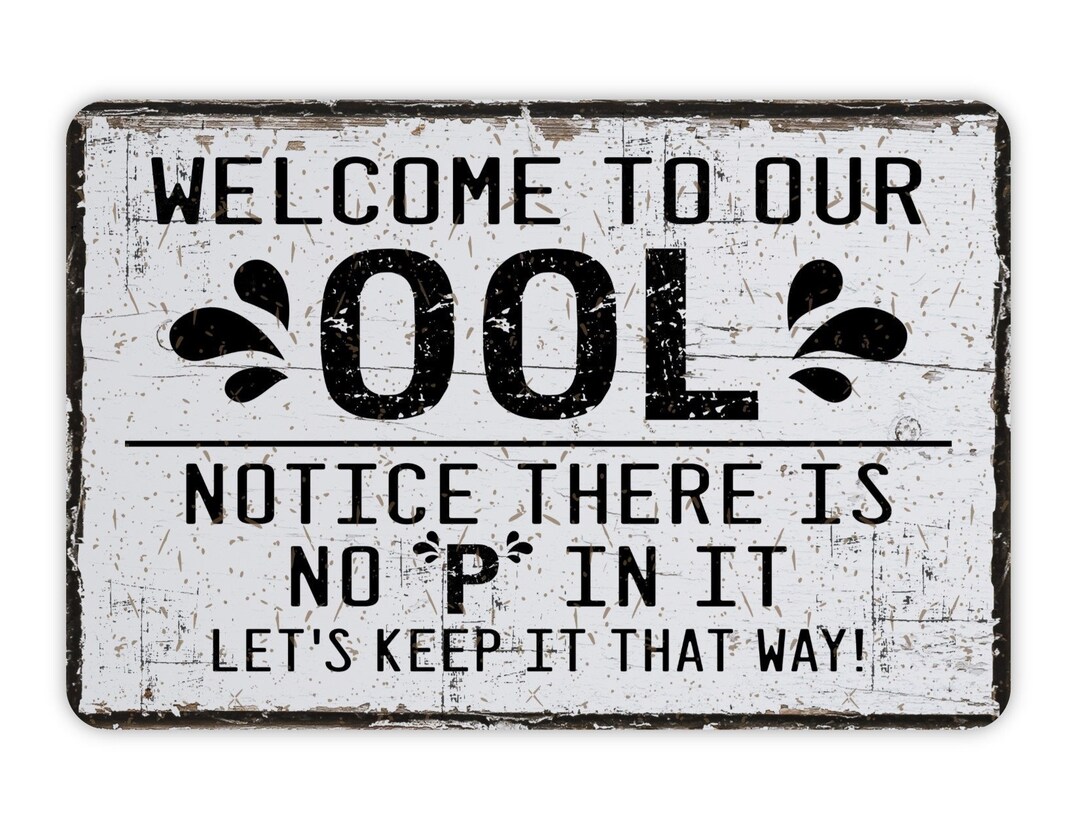 Welcome to Our OOL Metal Sign Custom Contemporary Modern - Etsy