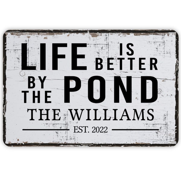Pond Signs - Etsy
