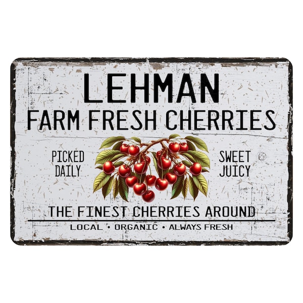 Cherries Sign - Etsy