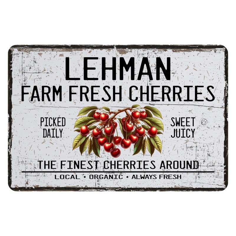 Cherries Sign - Etsy