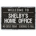 Personalized Welcome to Home Office Metal Sign Contemporary - Etsy