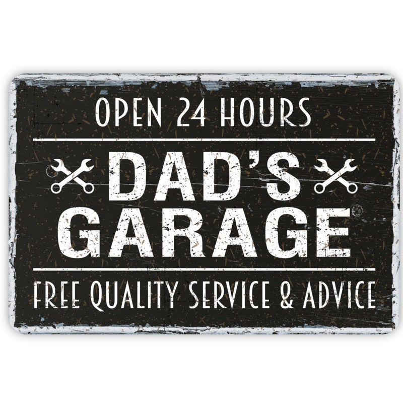 Rusty Garage Signs - Etsy