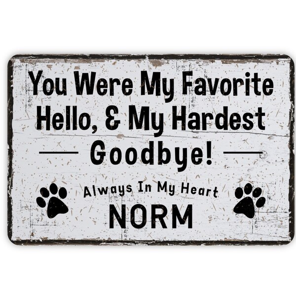 Hardest Goodbye - Etsy