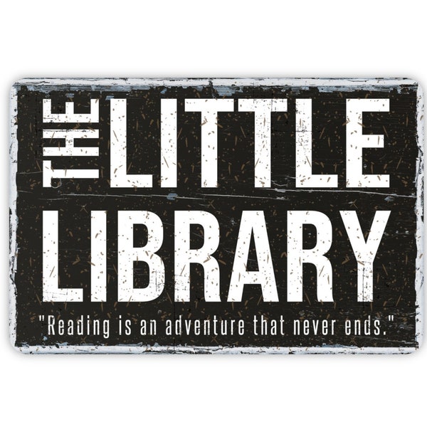 Library Sign - Etsy
